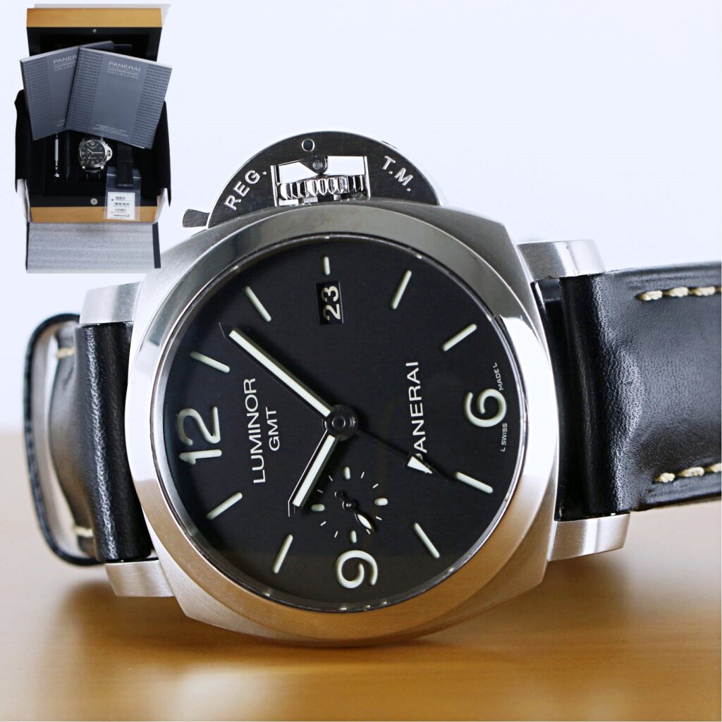 Panerai Luminor 1950 3 Days GMT Full Set Power Reserve Automatic ...
